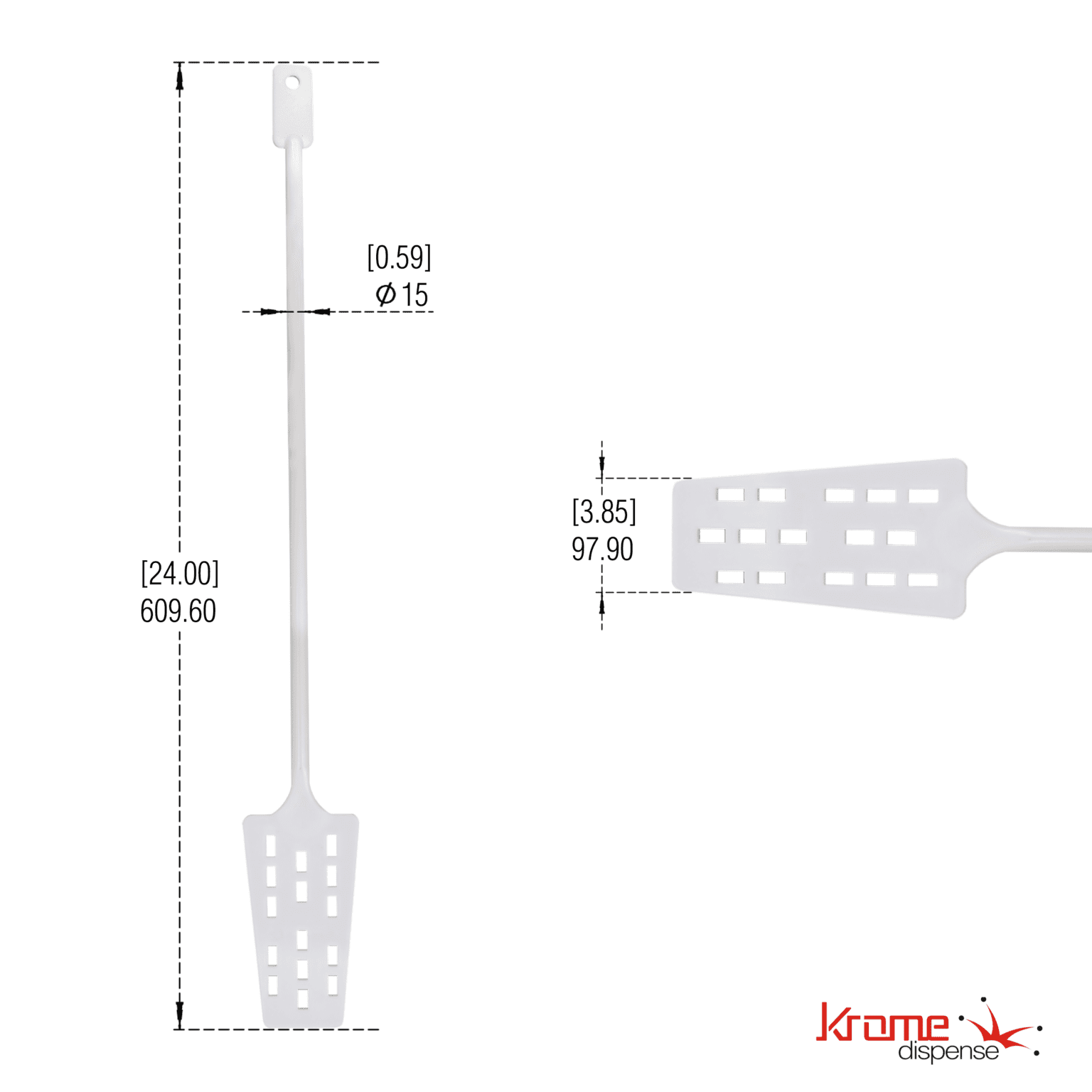 24" Plastic Mash Paddle