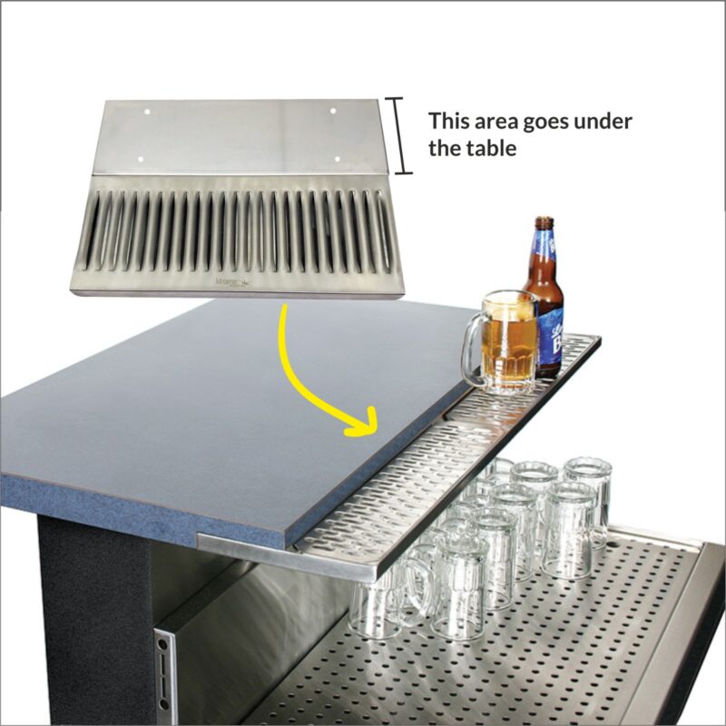 Underbar Beer Drip Tray | Bar Drink Rail | Bar Objects