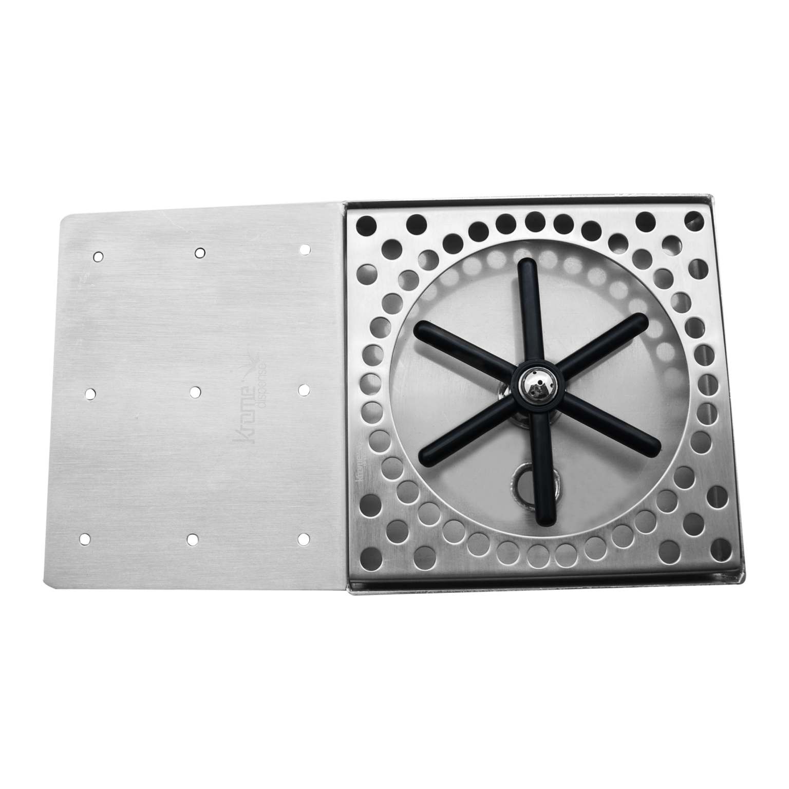 Glass Rinser Drip Tray Under Counter with Rinser Disk