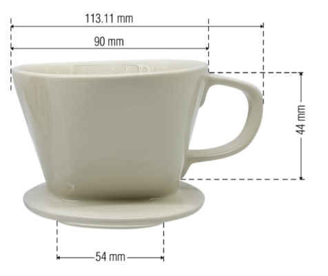 18" Pour Over Coffee Kit with Stand, Ceramic Dripper and Filter