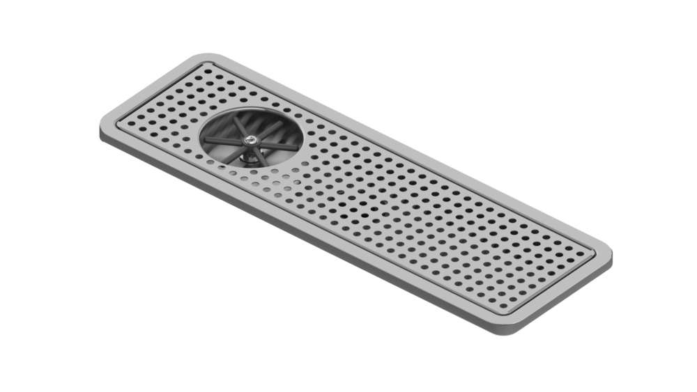 25″ x 8.50″ Large Rinser Recessed Tray