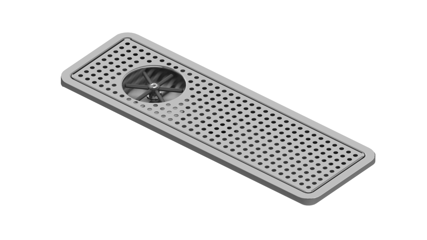 25″ x 8.50″ Large Rinser Recessed Tray