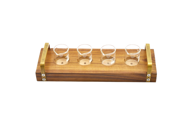 Beer Sampling Tray For Four beer glasses