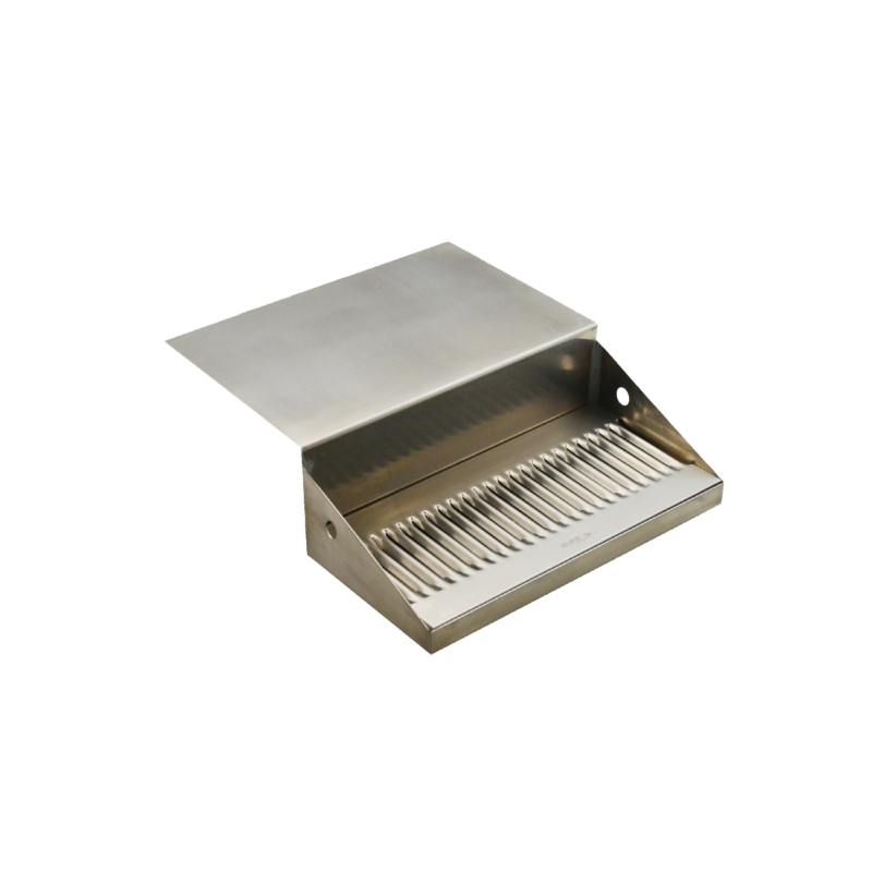 24″ x 5″ x 8″ Jockey Box Drip Tray – Brushed Stainless
