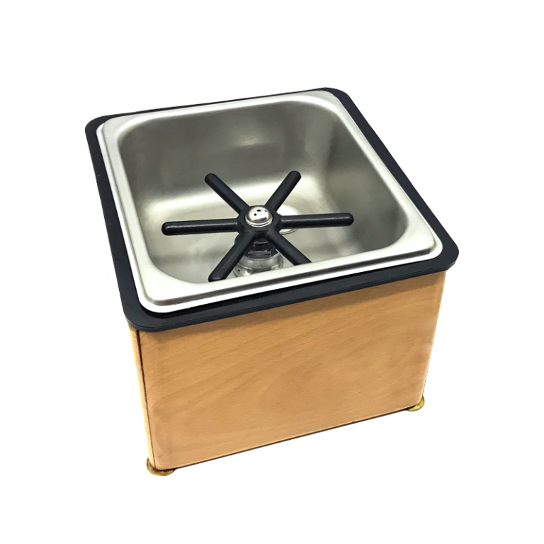 Wooden Counter Top Pitcher Rinser- Bar Objects