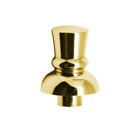 Top Hat Finial Tap Handel with Gold Color | Faucet Lever Cap