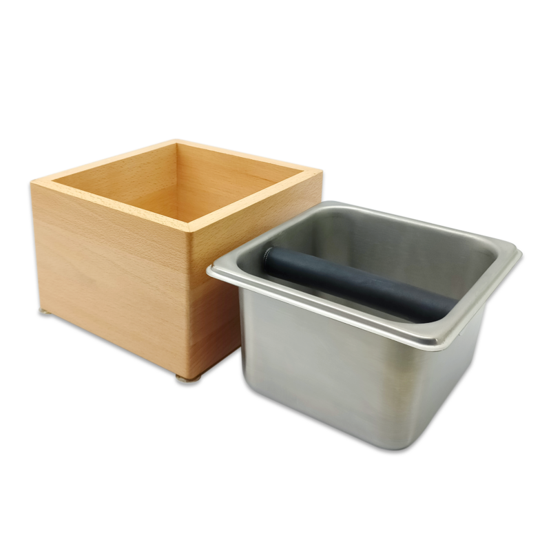 Wooden Counter Top Knock Box - Bar Objects