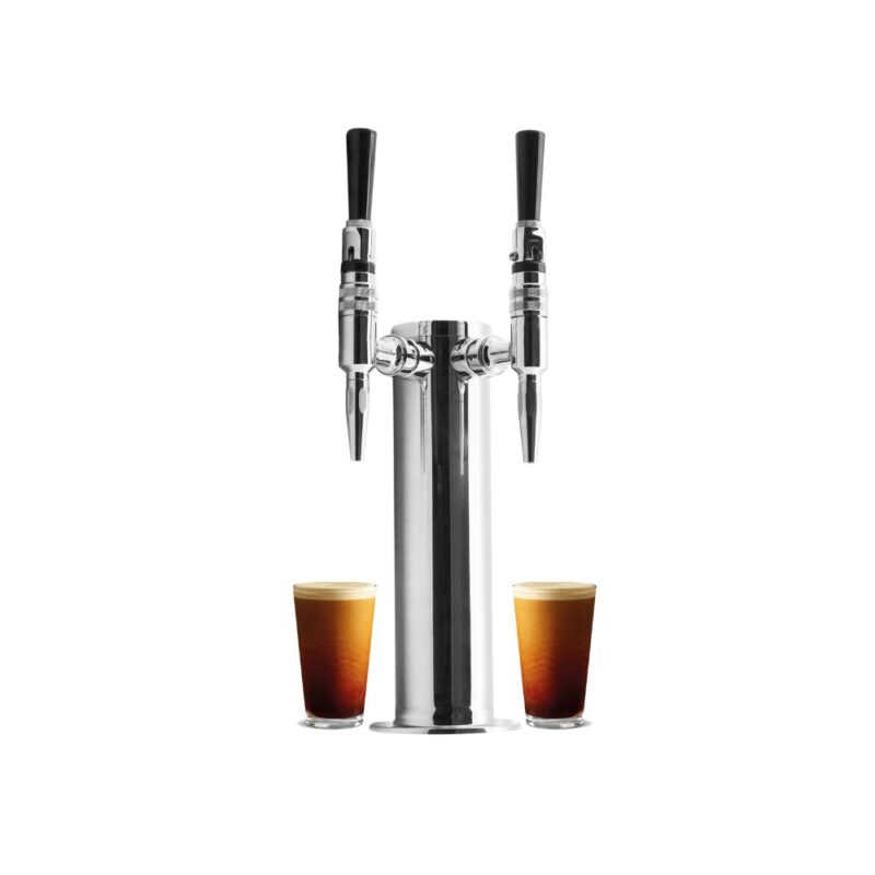 2 Tap Nitro Coffee Dispensing System | Dual Tap Cold Brew Tower