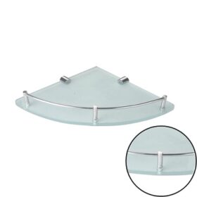 Corner Glass Shelf |Storage Shelf| Wall Shelf|Transparent Shelf