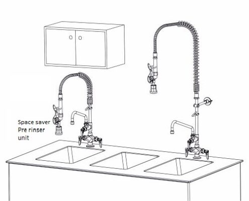 Ecoline Pre Rinse Faucet- Short