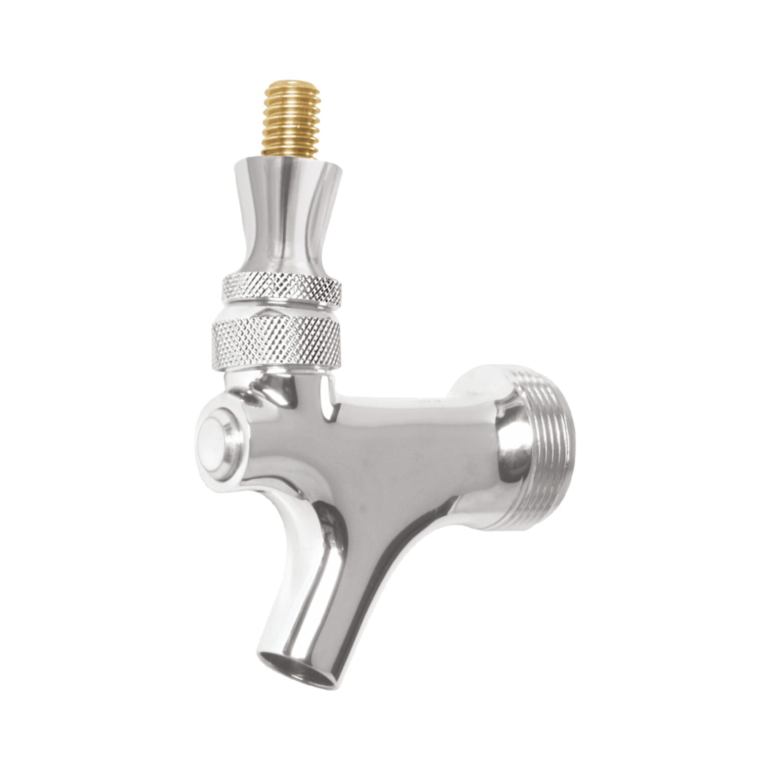 Standard Draft Beer Faucet chrome plated with brass lever